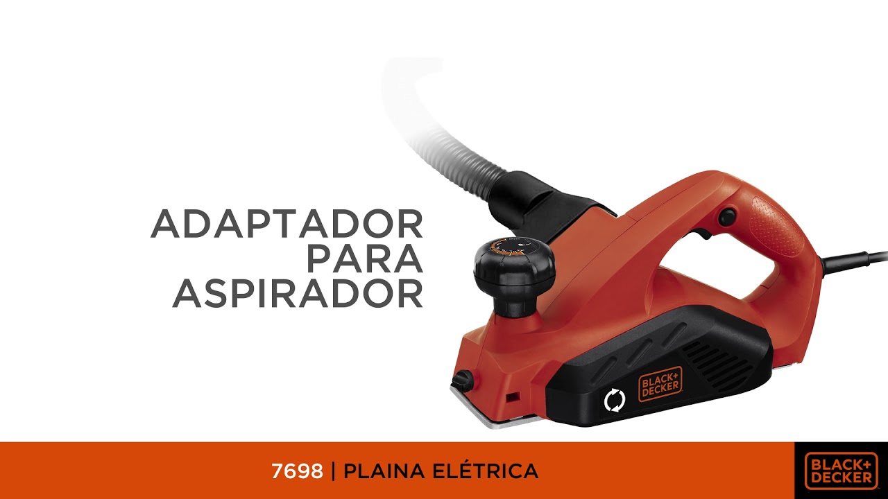 BLACK+DECKER - Kit Plaina Elétrica 650W - 7698 - YouTube