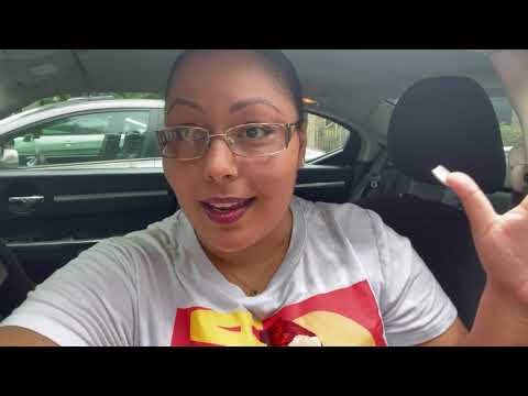 cleaning my husbands filthy car lol