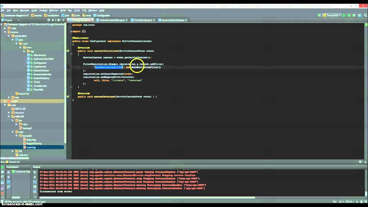 Java EE Servlet Filters Use Demo - YouTube