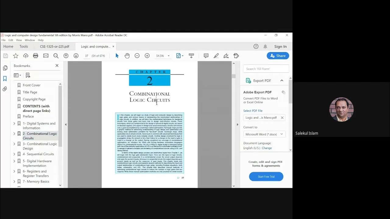 Lecture 01 - Digital Logic Design (CSE 1325) Salekul Islam - YouTube