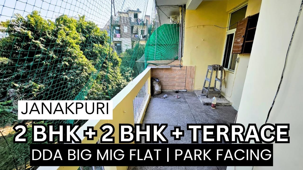 DDA Big MIG Flat for Sale in Janakpuri | 2 BHK Second & 2 BHK Third ...