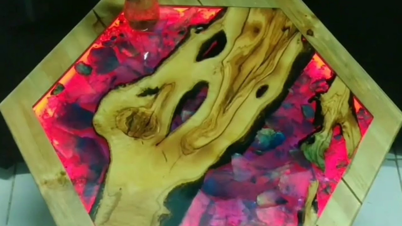 Amazing LED epoxy resin table - YouTube