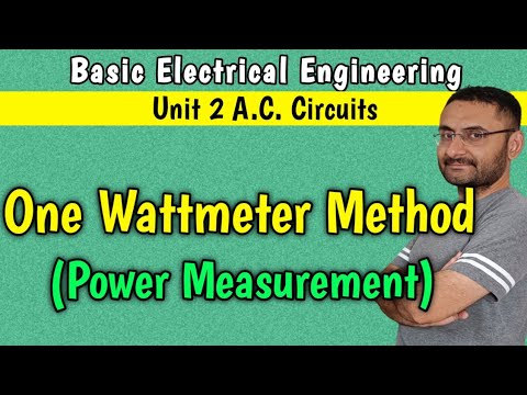 One Wattmeter method (Measurement of Power in 3 phase circuit / system ...