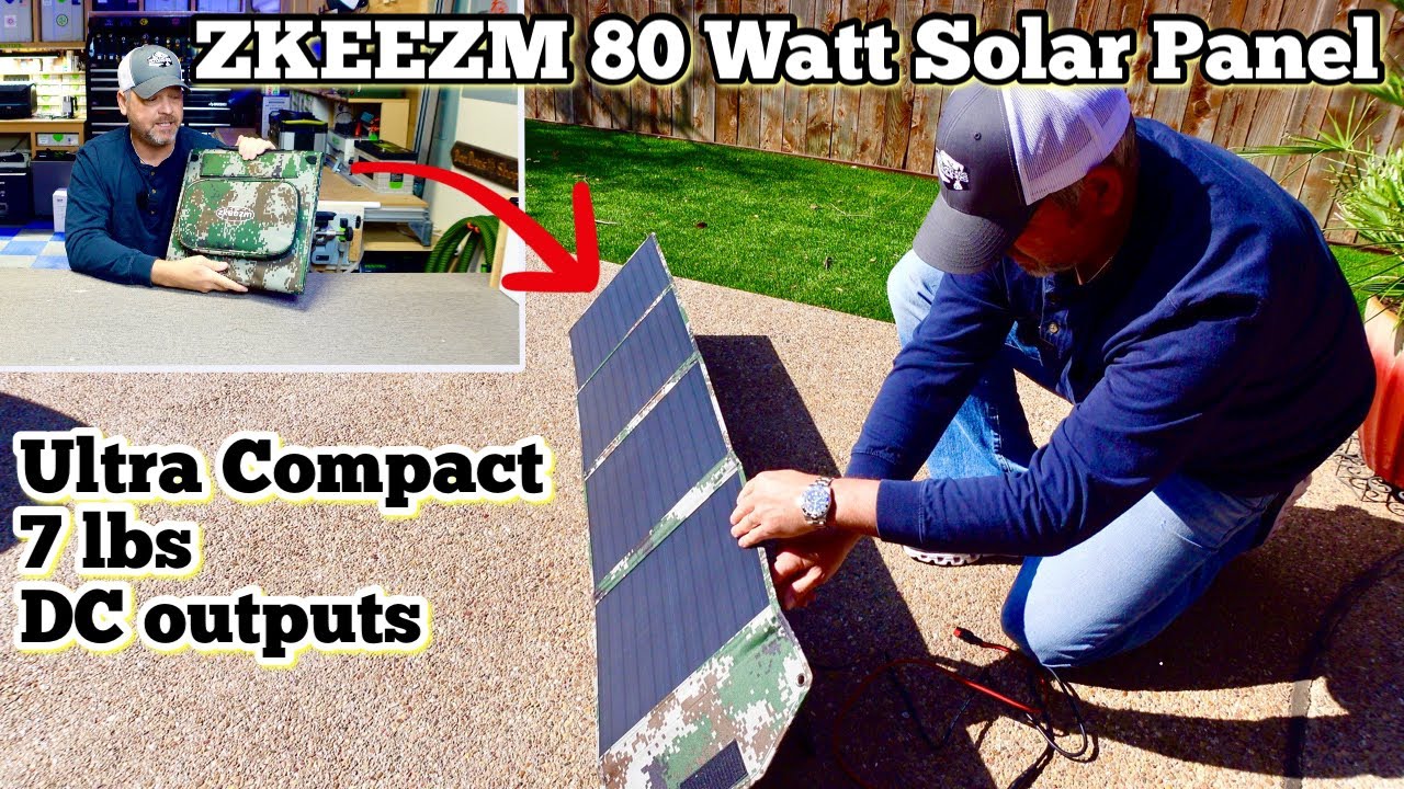 Ultra Compact 80 Watt Solar Panel: Is it WORTH it? - YouTube