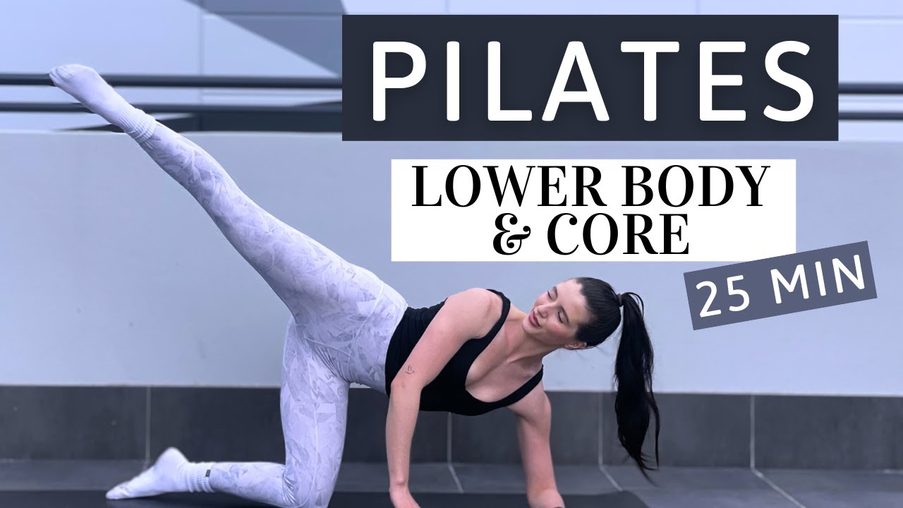 25 MIN PILATES | Lower Body & Core | Intermediate (At-Home Workout ...