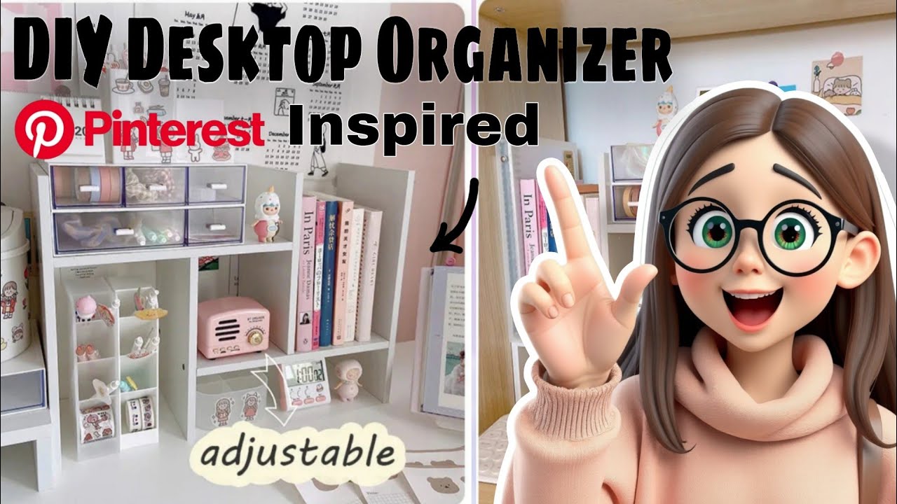 CREATE Your Dream Desktop Organizer NOW! DIY Adjustable & Customizable ...