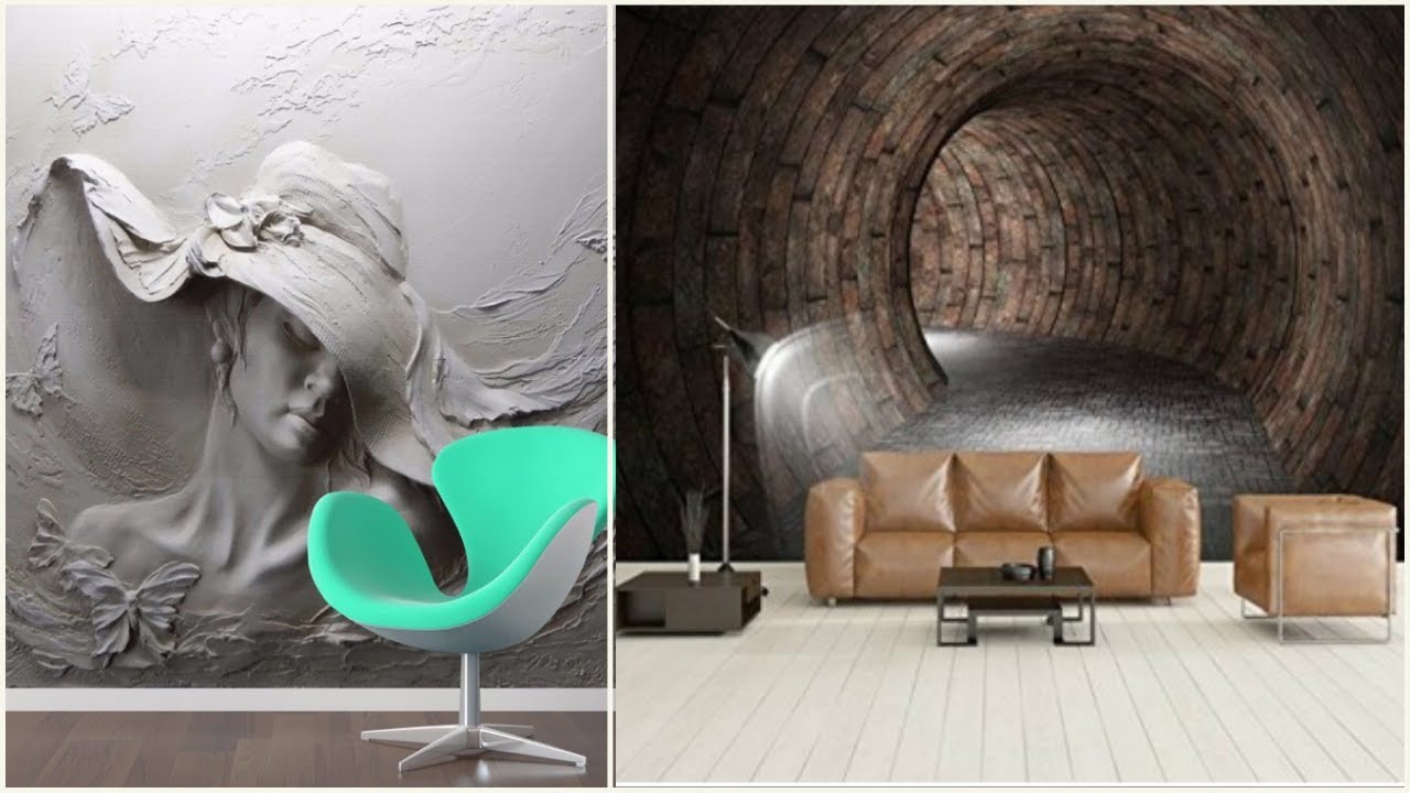 Latest 5d wallpaper for tv unit wall decor designs | 5d wallpaper for ...