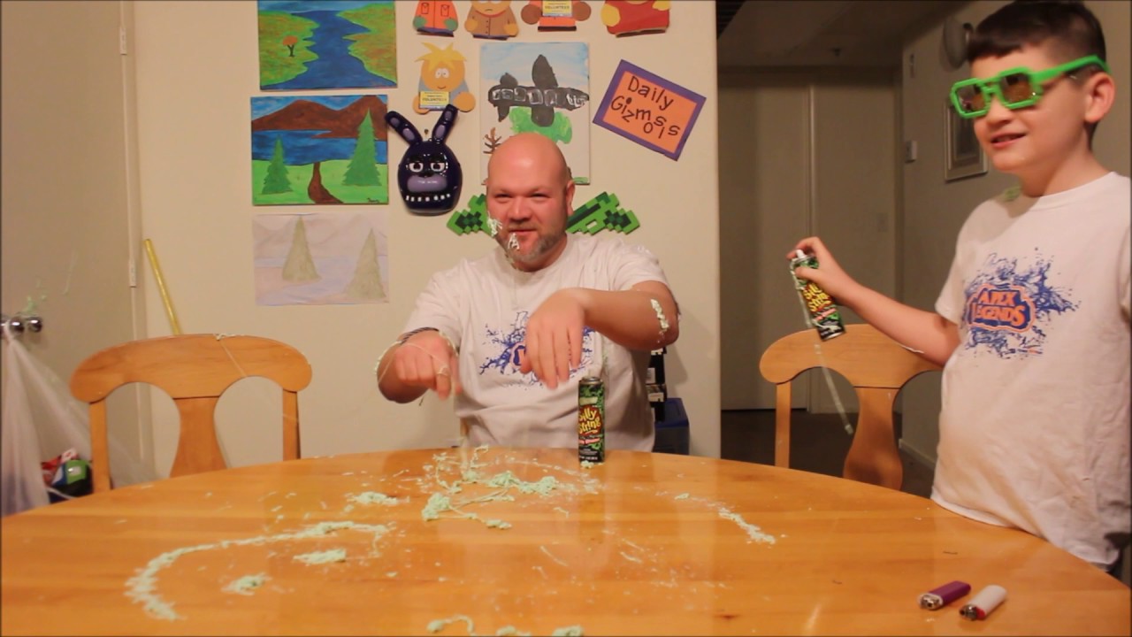 The best silly string battle!! - YouTube