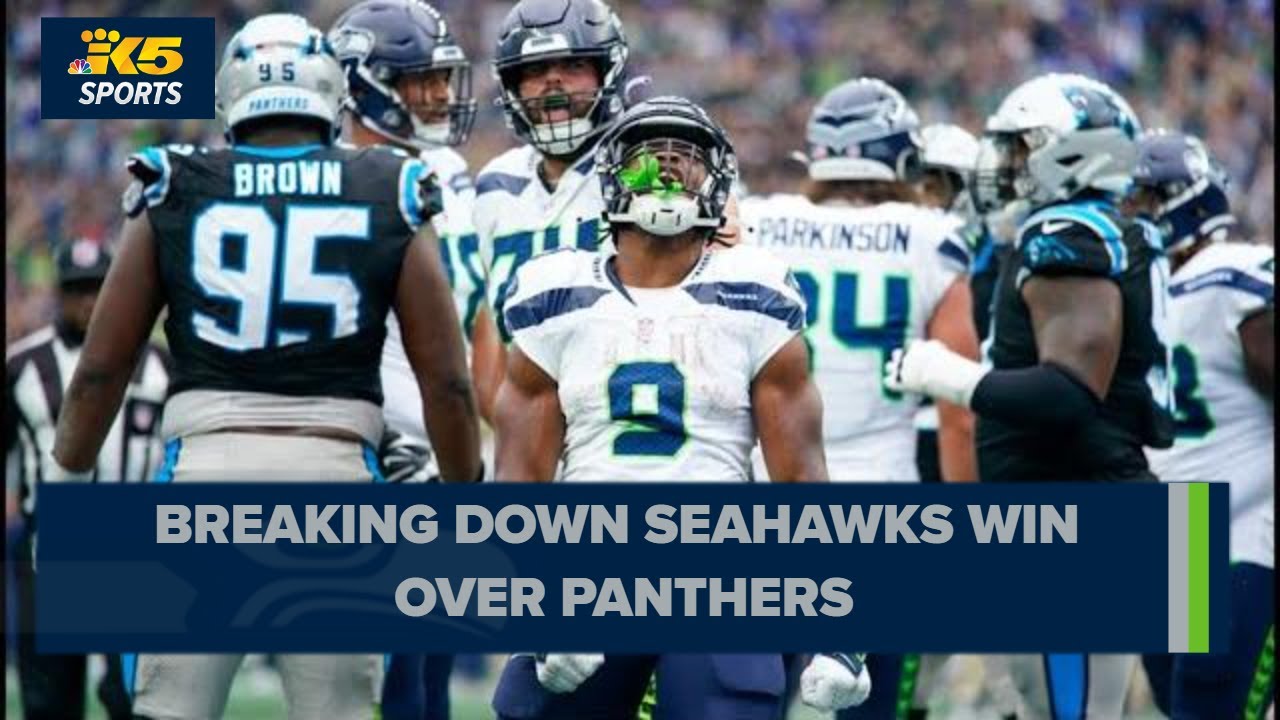 Steve Raible, Walter Jones analyze Seahawks 37-27 win over Panthers ...