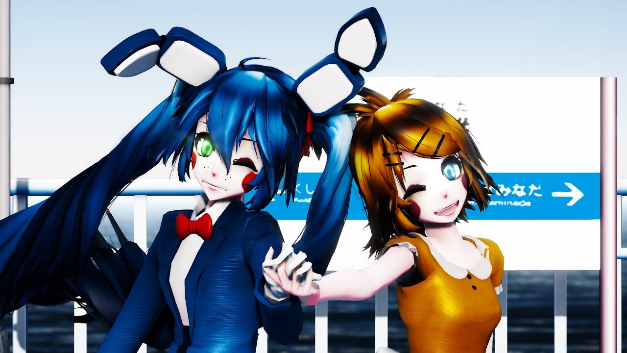 【MMD x FNAM】•.¸Dive To Blue¸.• - YouTube