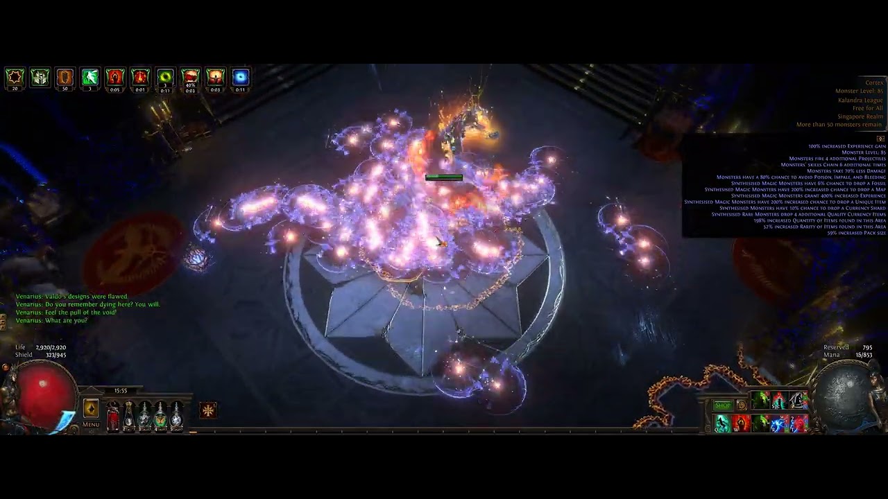 Path of Exile 3.19 Uber Cortex "Spectral Helix" 減速靈旋 - YouTube