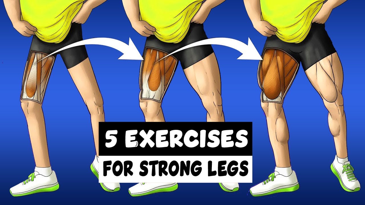 5 Best Exercises for Strong Legs | 5 Exercises for Rock-Solid Legs ...