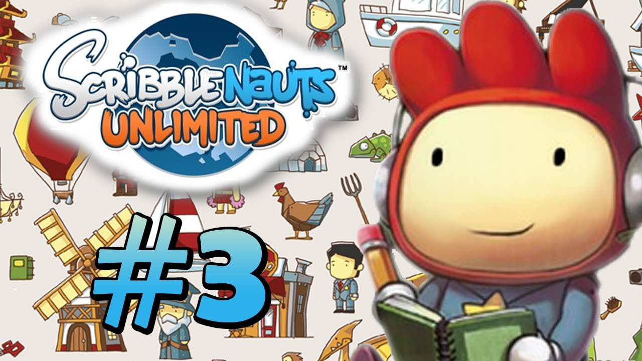 Scribblenauts Unlimited #3 - Wheelchair Race - YouTube