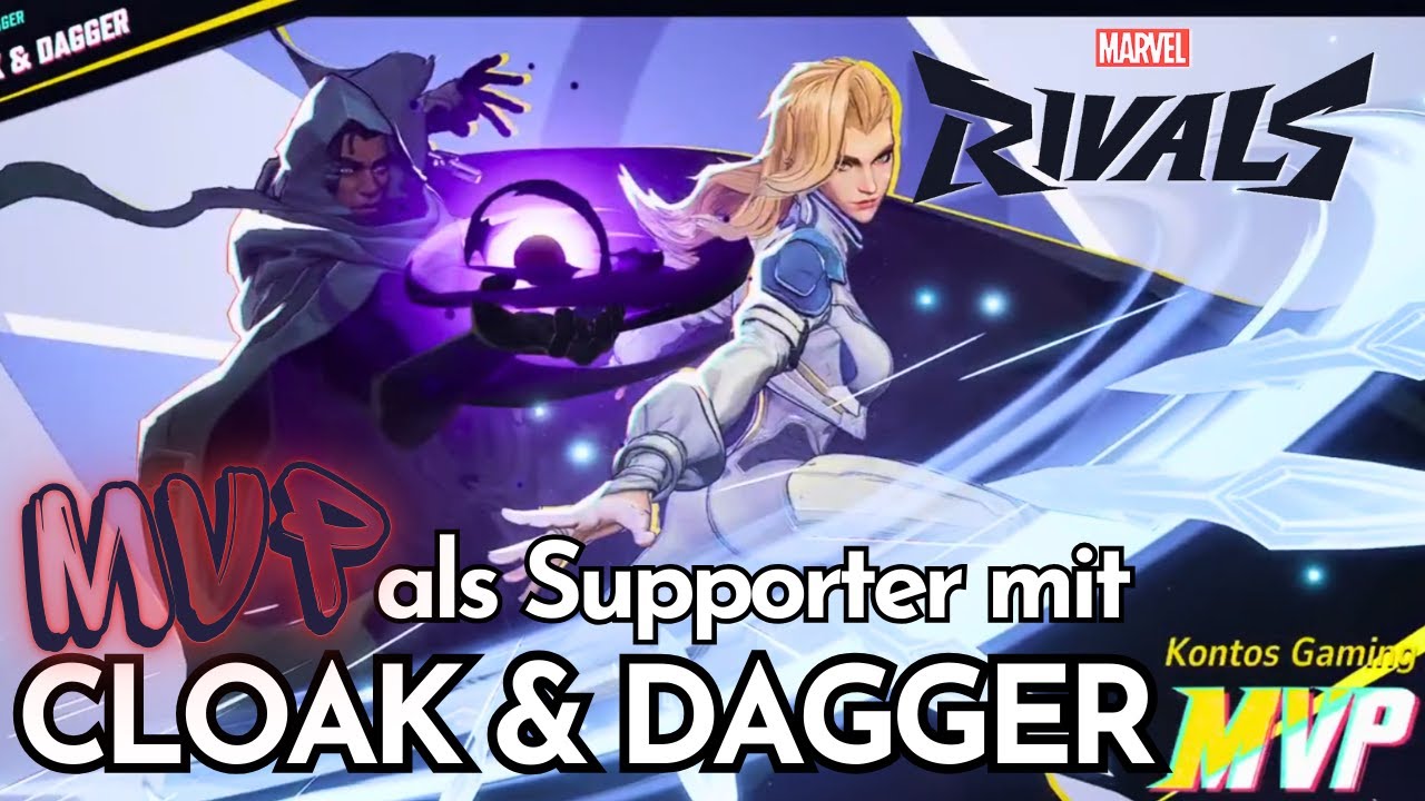 Cloak & Dagger DOMINATION - Marvel Rivals MVP Runden Deutsch Gameplay ...
