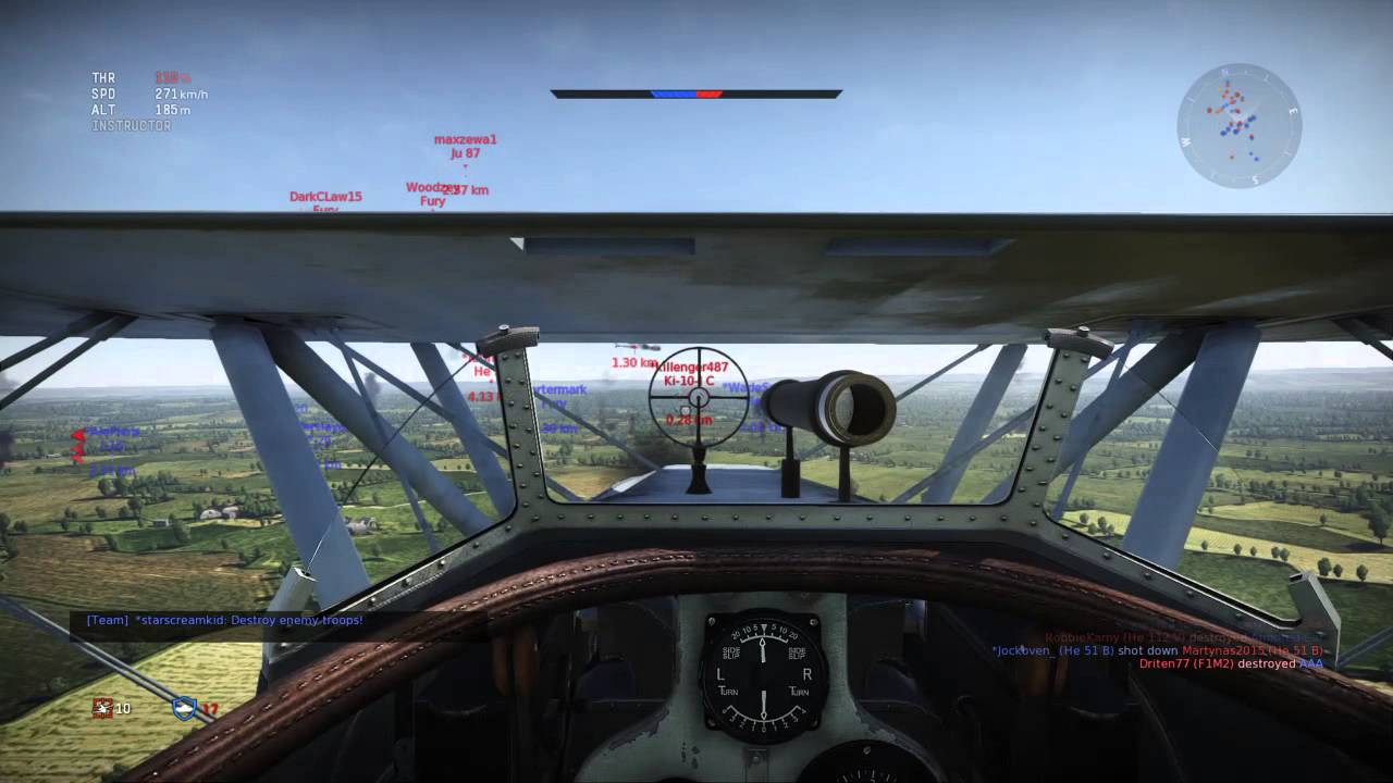 War Thunder multiplayer gameplay beginner planes - YouTube