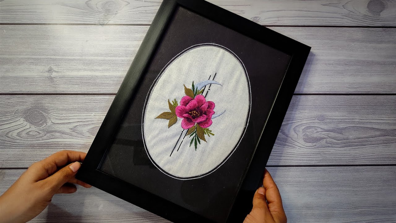 DIY embroidery frame || Hand embroidery for beginners - Let's Explore ...