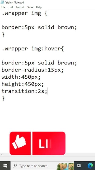 Transition Effect CSS property |Image tag HTML CSS #html5 #css3 # ...