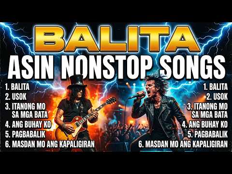 Asin Songs | Nonstop Rock Version 🔥 | Ultimate OPM Rock Covers