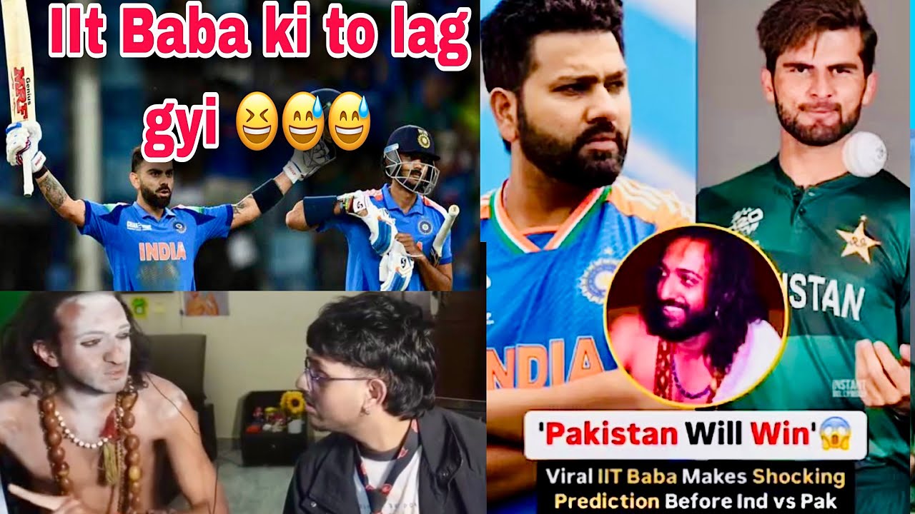 iit baba to gye 😂😂🤣 || Ind vs pak match || Funny cricket memes - YouTube