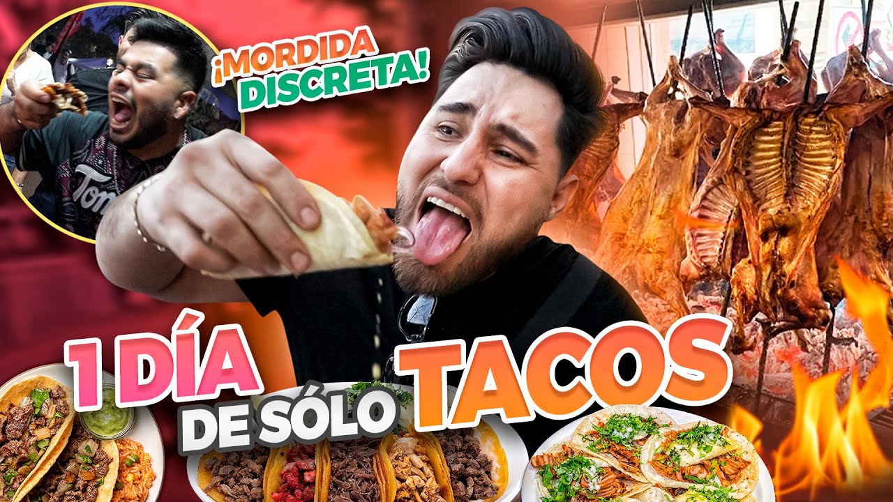 1 DÍA de SÓLO TACOS en Culiacán 🌮🐷. Festejando el día del taco - YouTube
