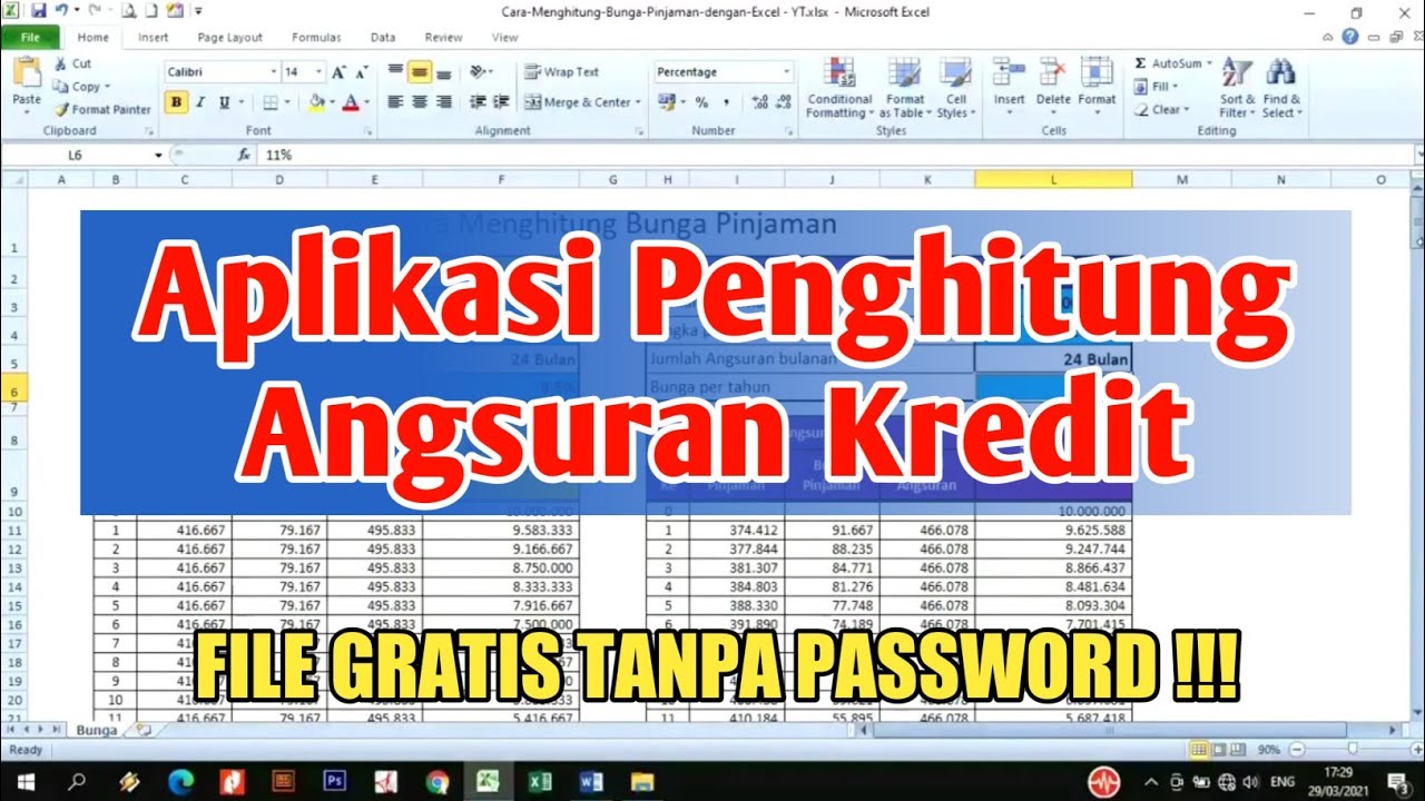 Cara Menghitung Angsuran Kredit Di Excel Youtube - Vrogue.co Cara Menghitung Angsuran Kredit Di Excel Youtube - Vrogue.co