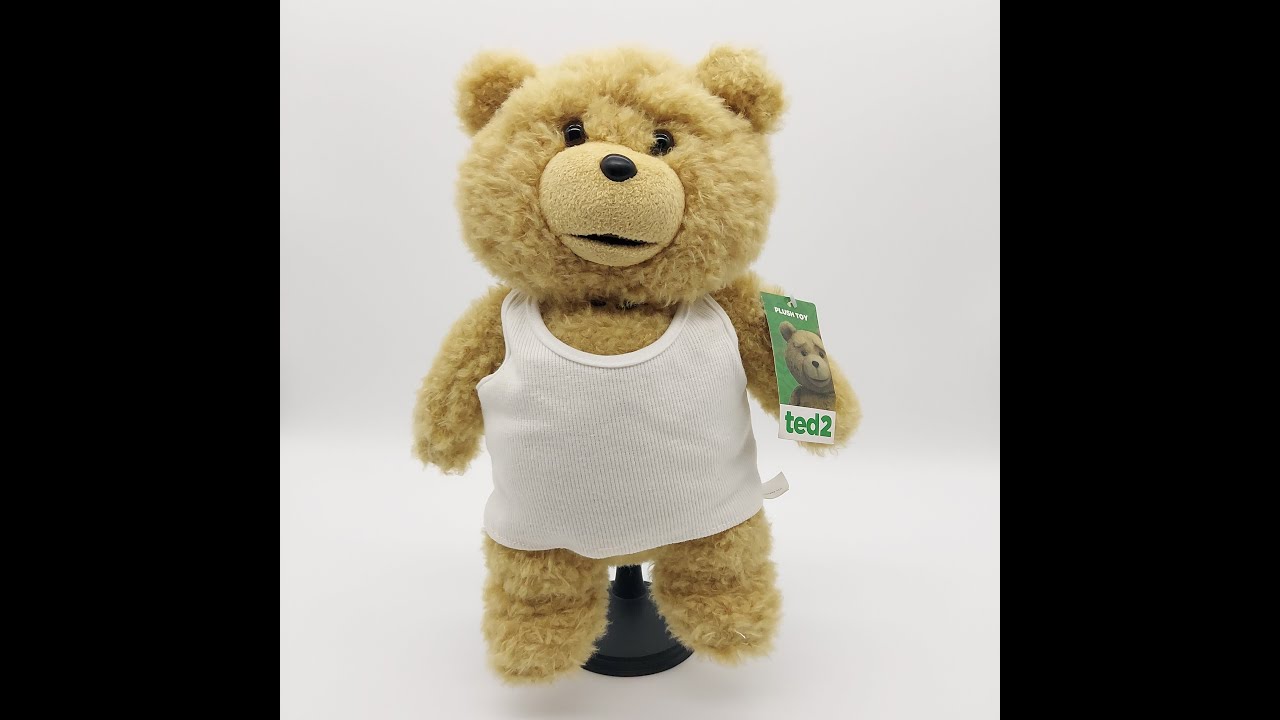 Ted 2 Plush Toy From The Ted 2 Movie Wearing A White Vest WL Whitehouse ...