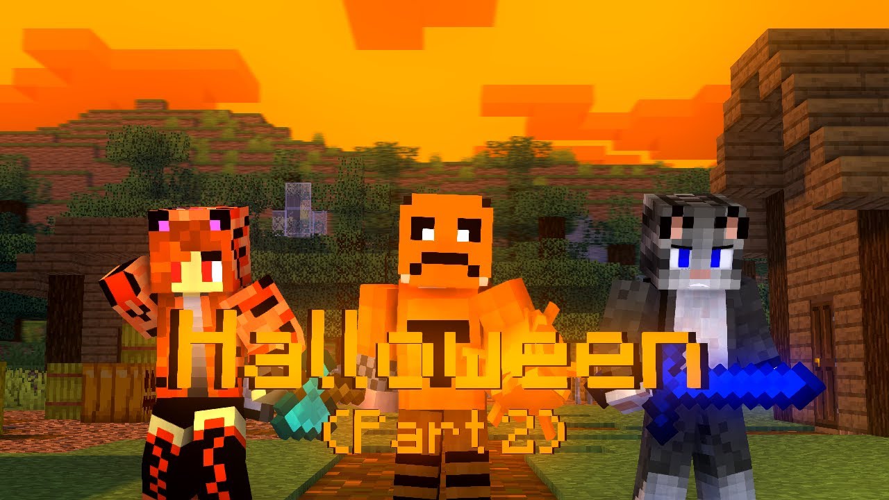 "Halloween" A Minecraft Animation Music video. (part 2) - YouTube