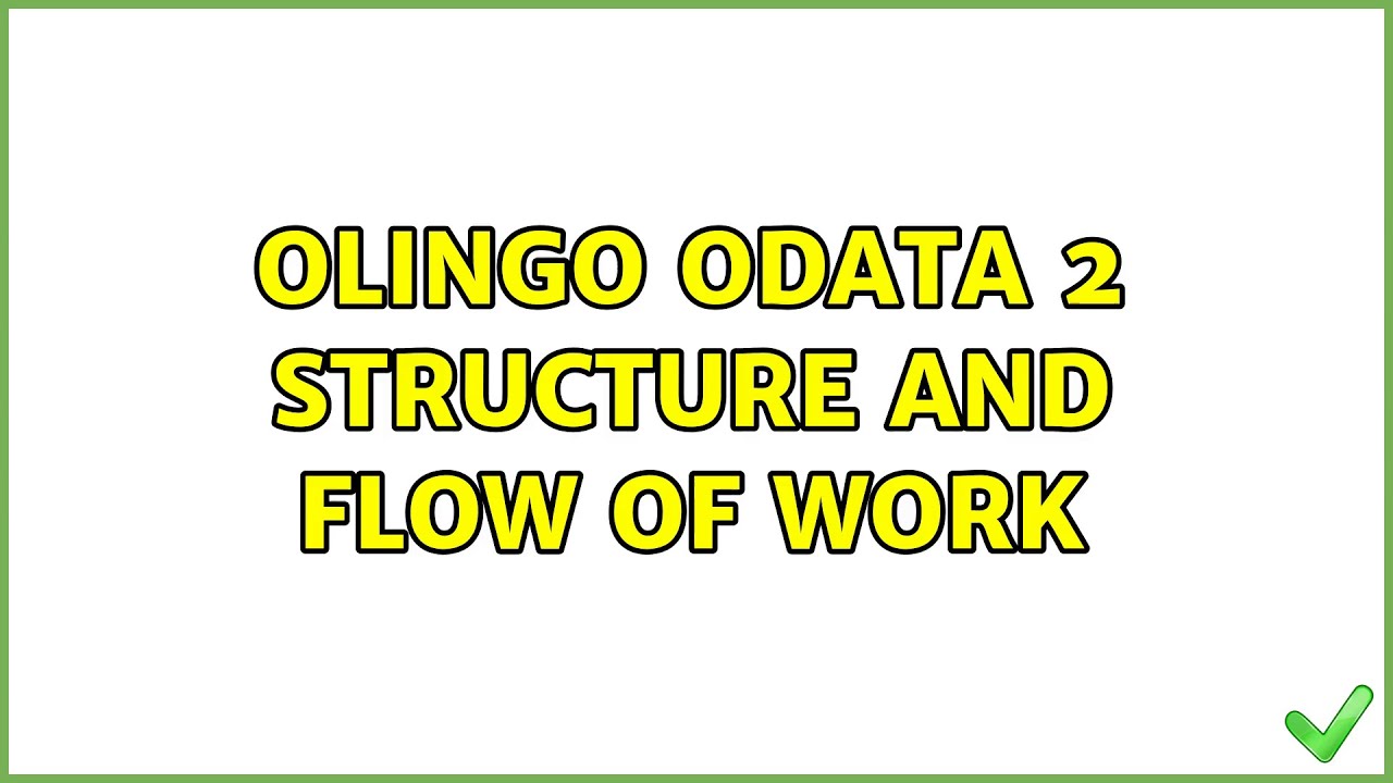 Olingo odata 2 structure and flow of work - YouTube