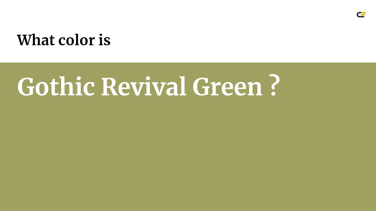 Gothic Revival Green color #a0a160 hex color - Green color - Cool color ...