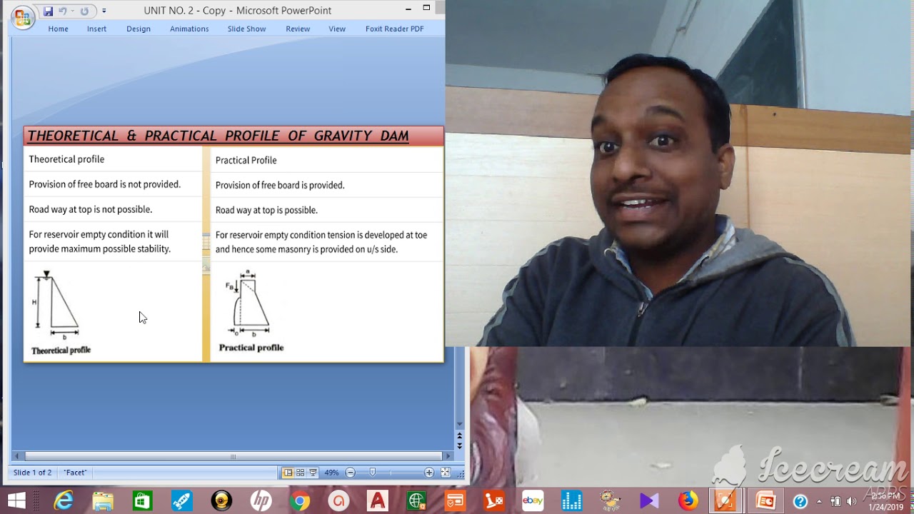 Theorotical Profile & Practical Profile of Dam // Very very Important ...