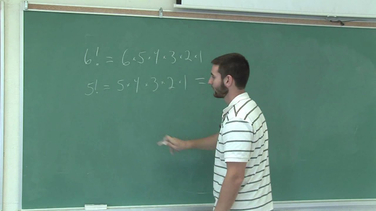 Basic Math Skills : Multiplying Factorials - YouTube