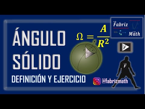 Ángulo sólido, Definición y ejercicio - YouTube