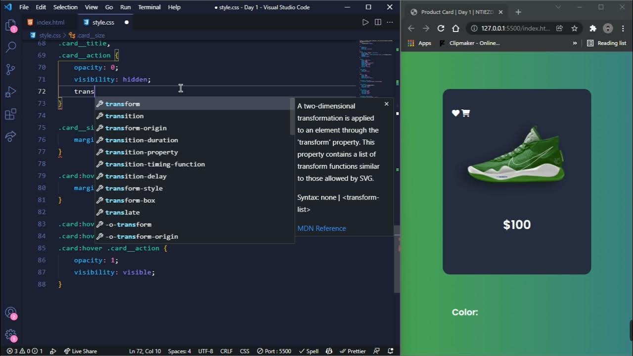 30days Challenge Thực Chiến Html Css And Javascript Day 1 Youtube