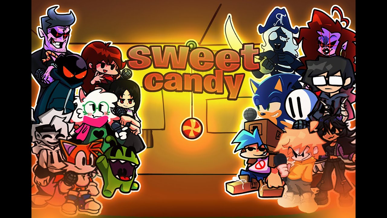 Sweet Candy But Everyone Sings It 🎤 (FNF Different Characters Sings ...