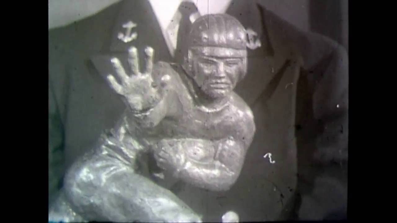 1960 Heisman Trophy Winner Joe Bellino - YouTube