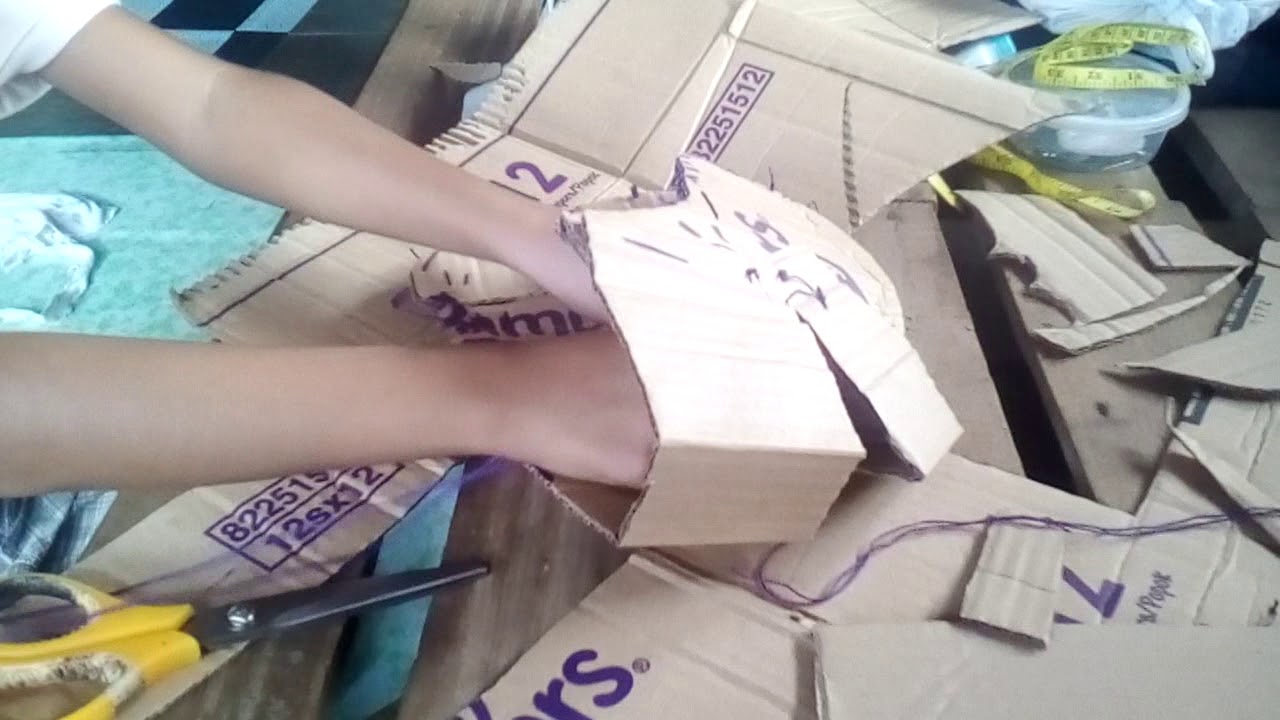 How its made cardboard baseball gloves - PART 5 - YouTube