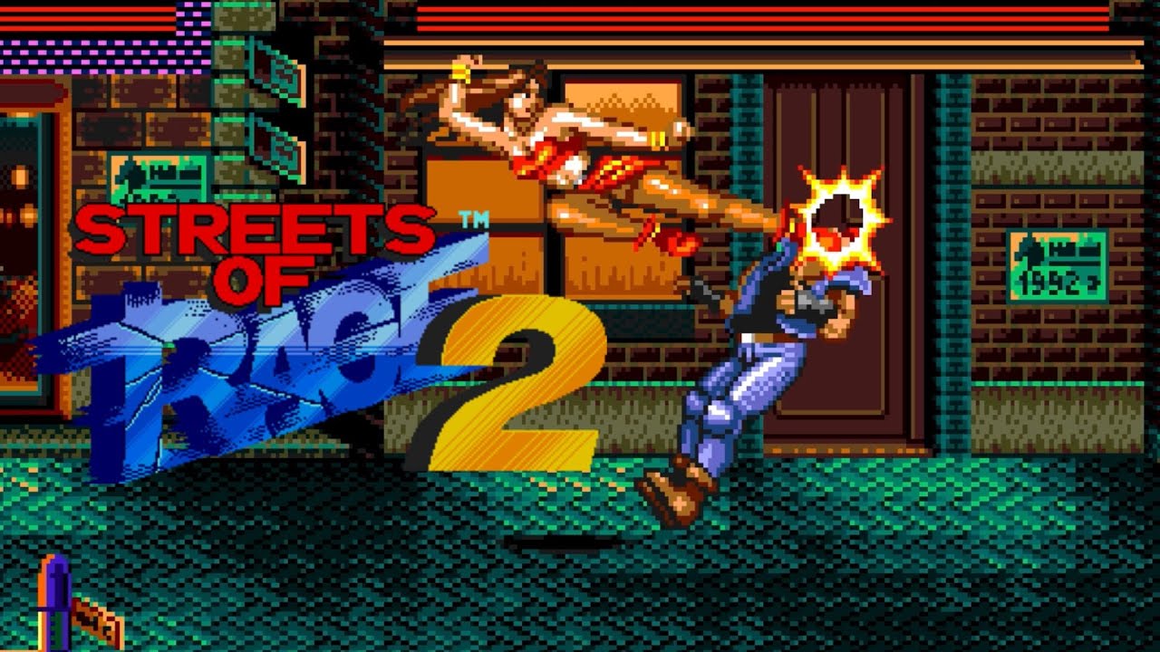 Streets of Rage 2 Gameplay Using Blaze to Complete Level 1 - YouTube