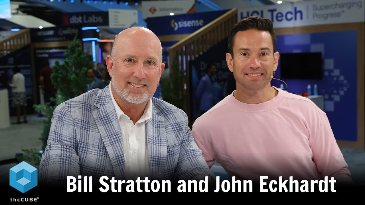 Bill Stratton, Snowflake & John Eckhardt, Snap Inc. | Data Cloud Summit ...