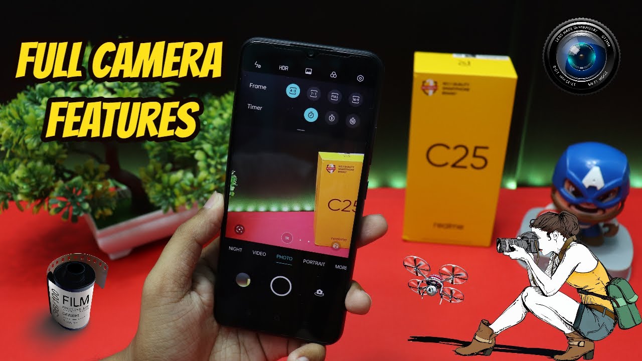Realme C25 Full Camera Features 📸 - YouTube