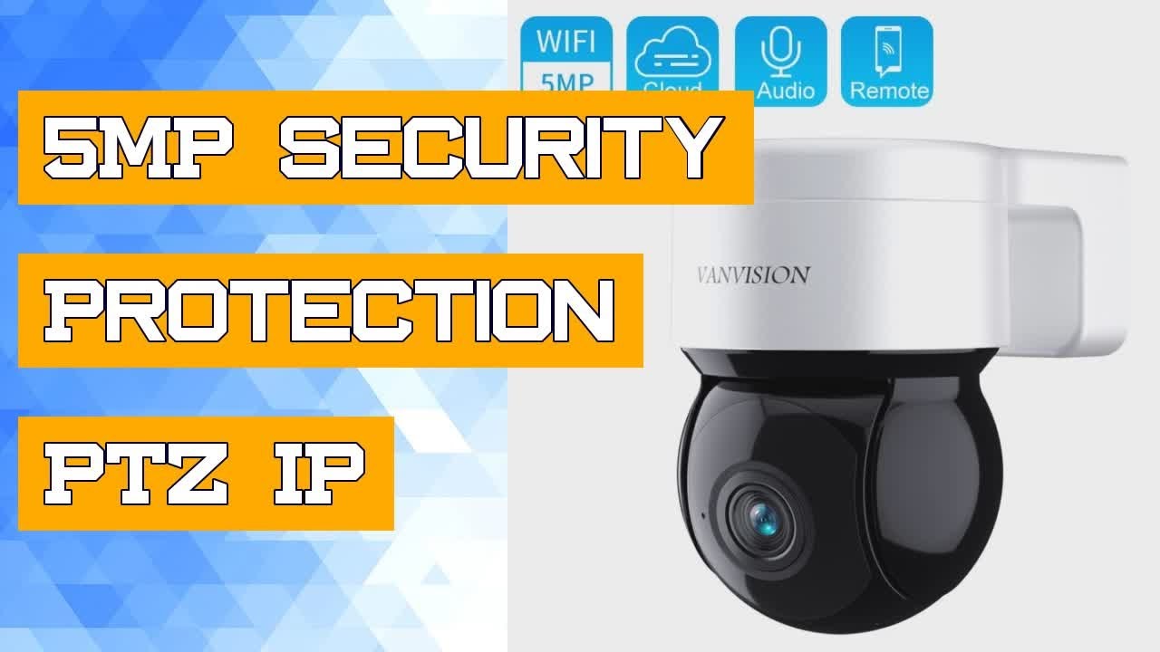 5MP Security Protection PTZ IP Camera WIFI-Intelligent AI personnel ...
