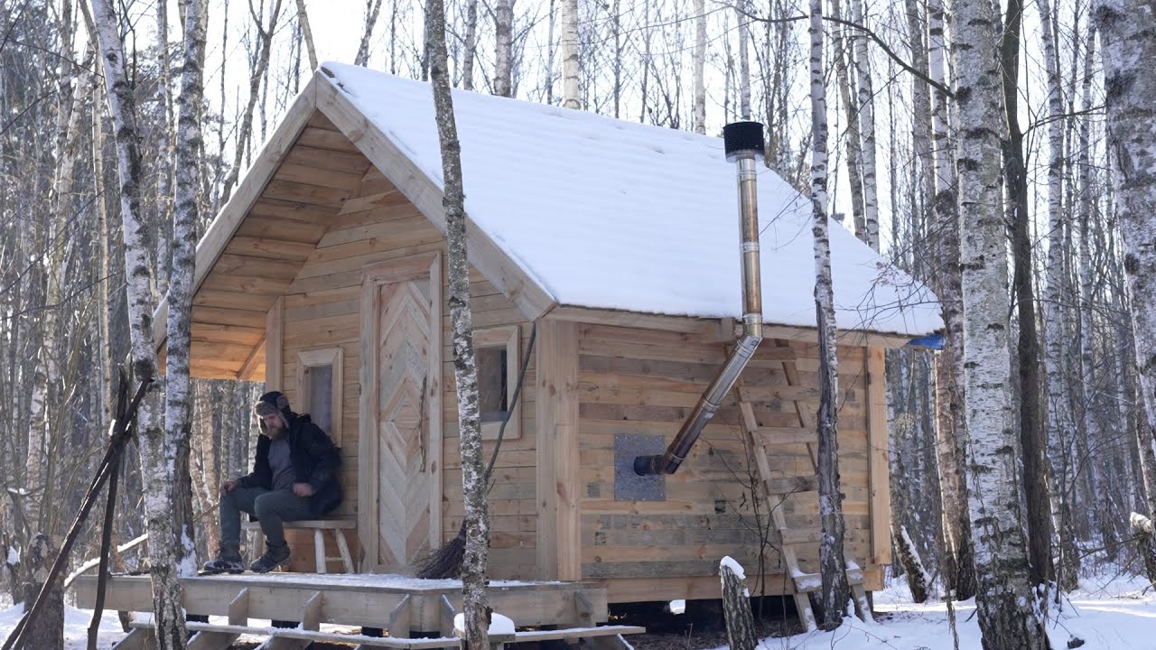 brand new furniture for my traditional log cabin by hand tools - YouTube