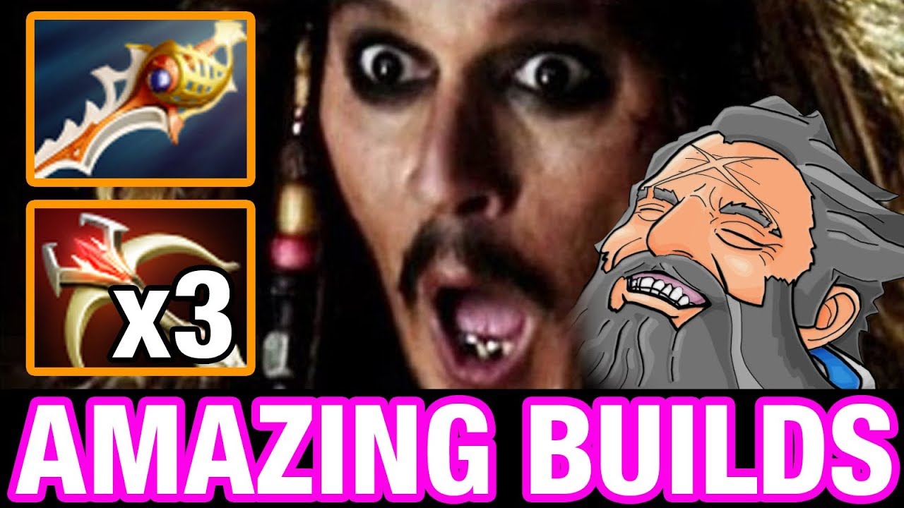 AMAZING BUILDS - KUNKKA WITH 3 DAEDALUS AND 1 DIVINE - Dota 2 - YouTube