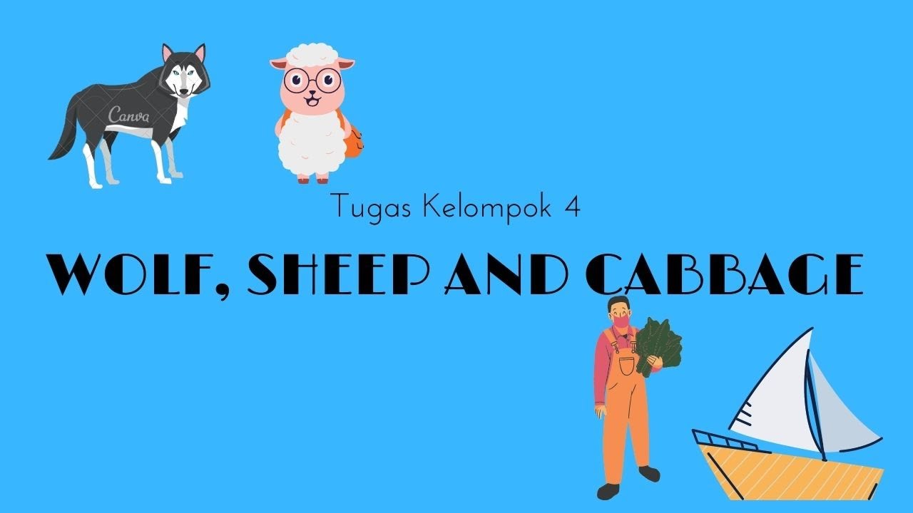 Tugas Kelompok 4 - WOLF, SHEEP AND CABBAGE - YouTube