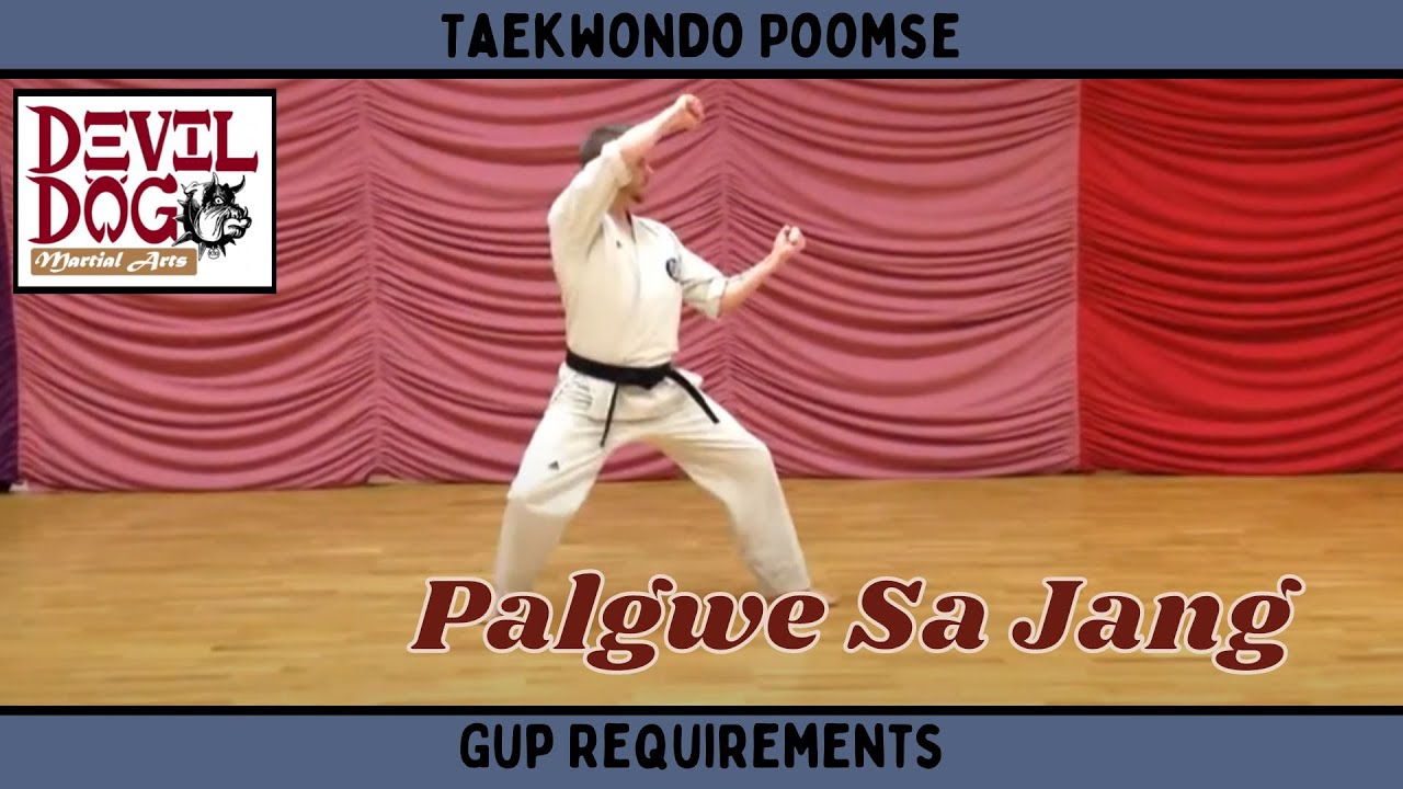 Palgwe Sa Jang WT Traditional Taekwondo Poomse - YouTube