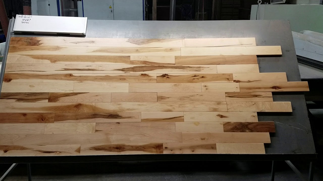 3 1/4 Hard Maple rustic grade - YouTube