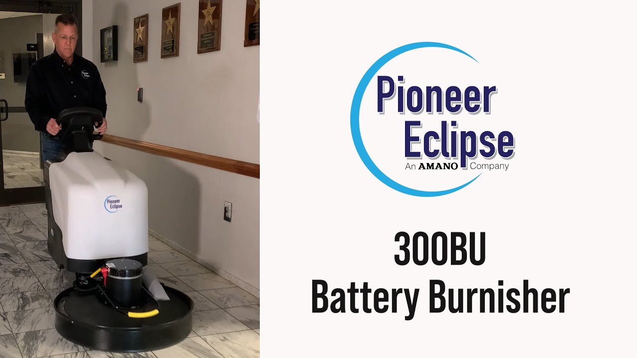 Pioneer Eclipse 300BU UHS Battery Burnisher - YouTube
