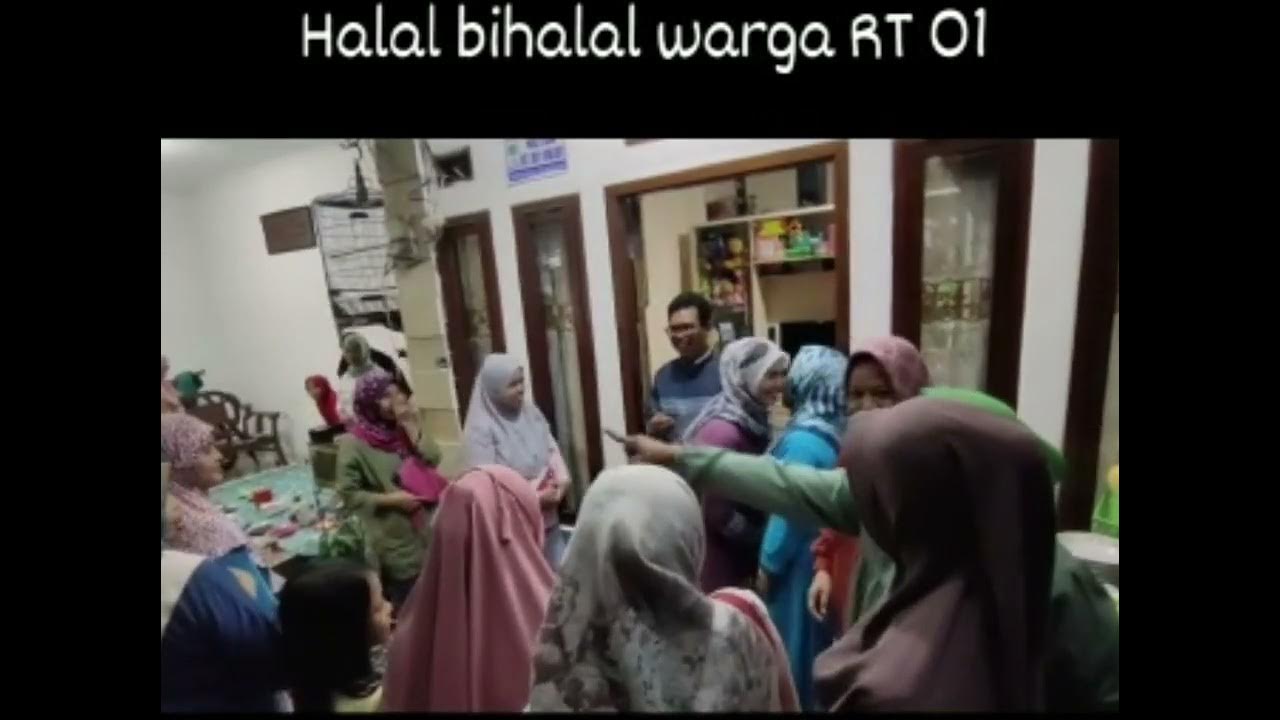 Halal Bihalal Warga RT. 001 - YouTube