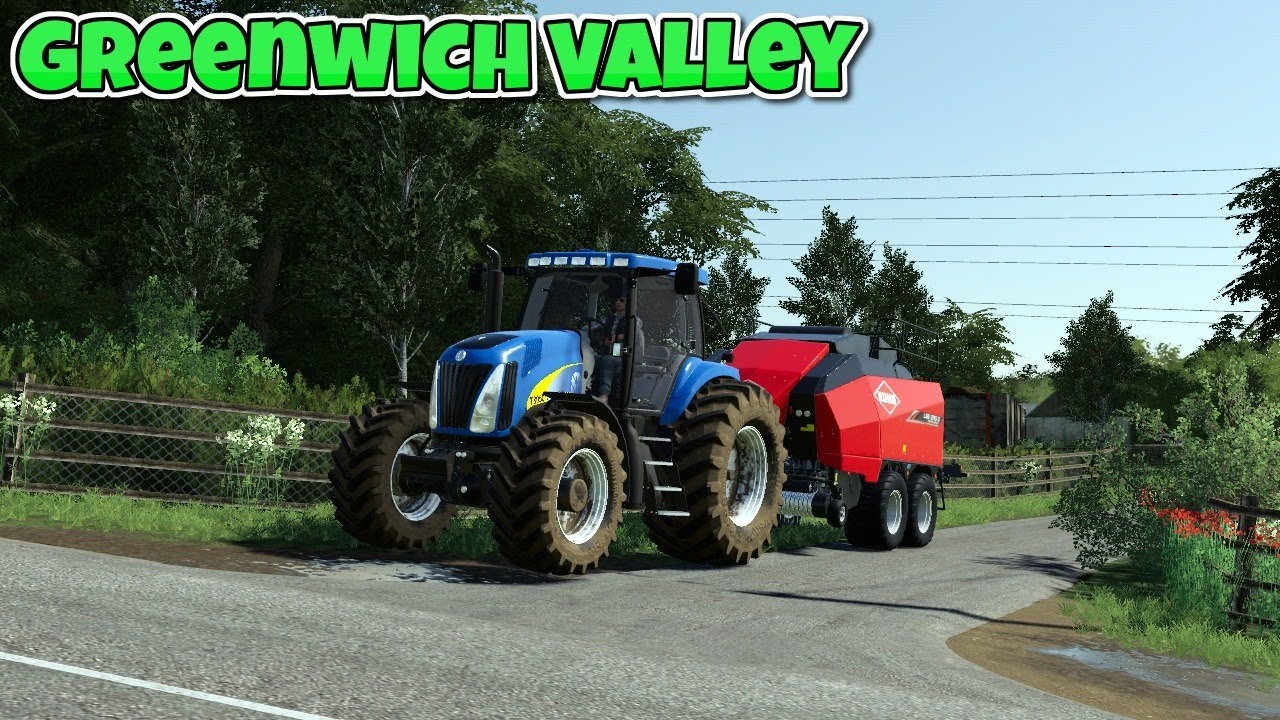 fs19 greenwich valley on the server (pc) - YouTube