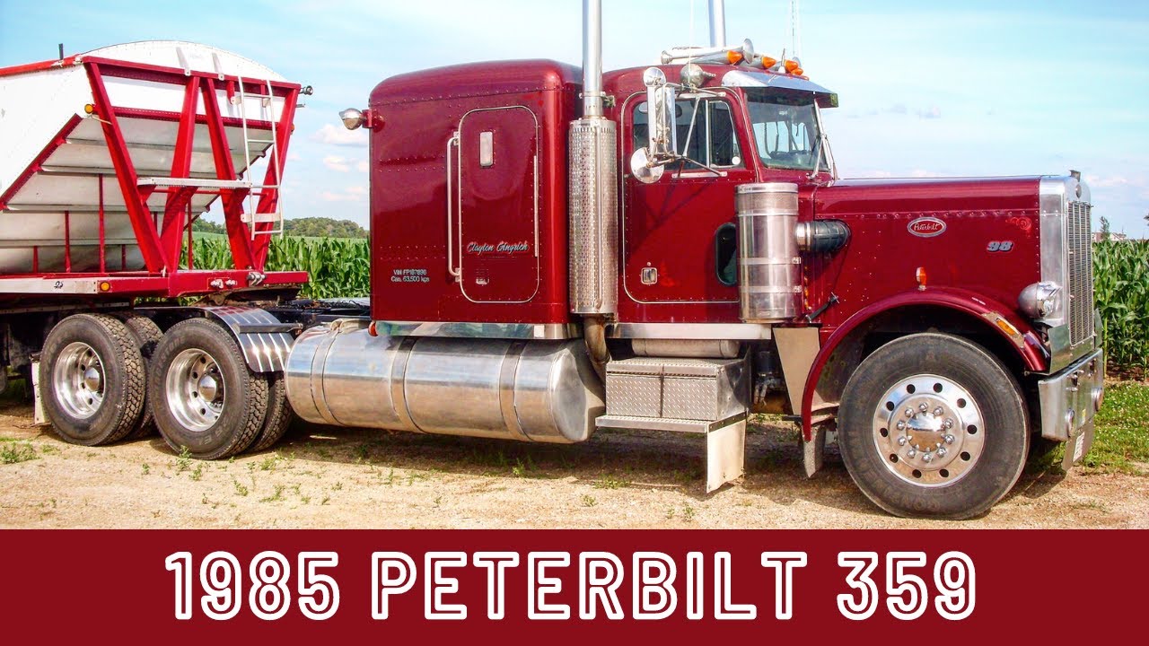 Peterbilt 359 3406B Caterpillar 13 Speed Shifting #Peterbilt #359 - YouTube
