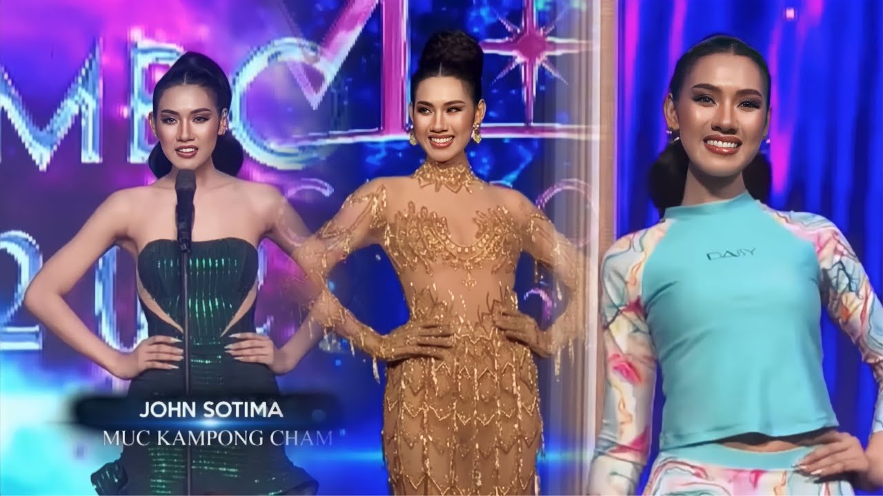 John Sotima - Miss Universe Cambodia 2023 Preliminary Full Performance ...